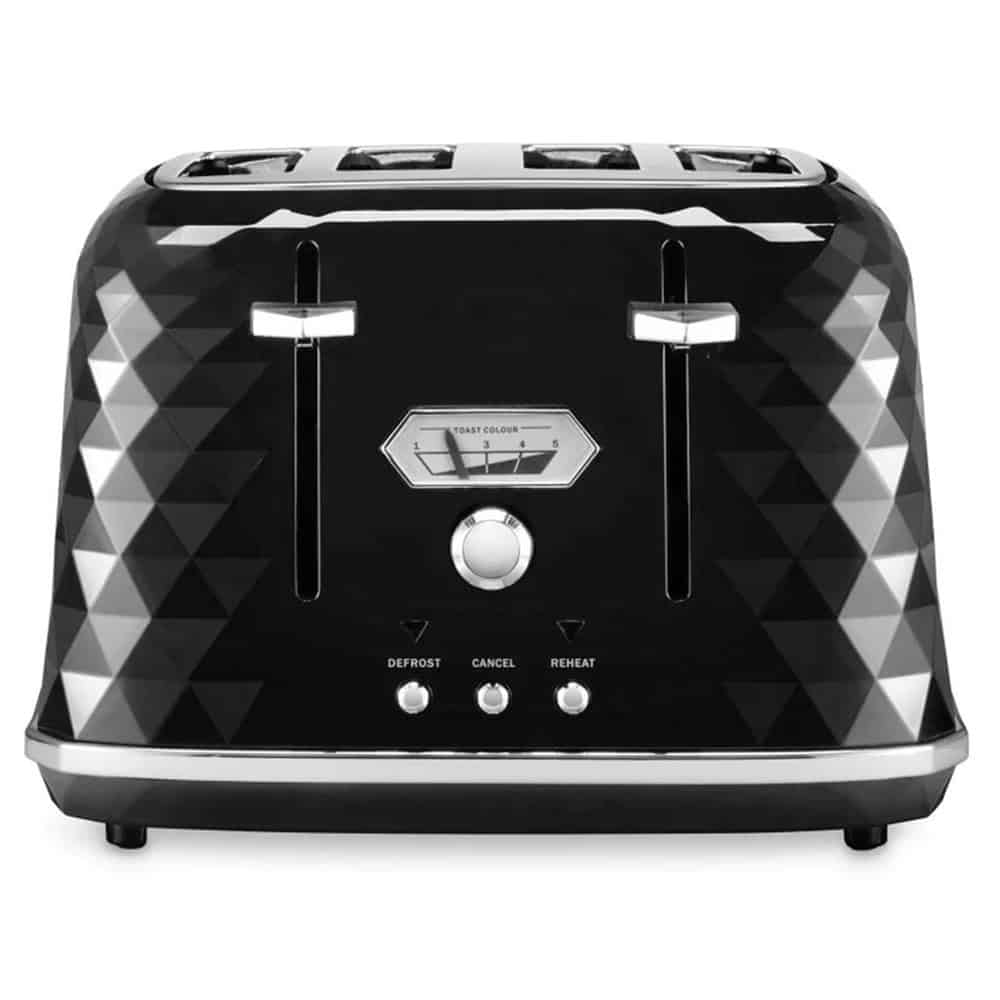 DeLonghi Simbolo 4 Slice Toaster Black CTJX4003.BK – Callaghans ...